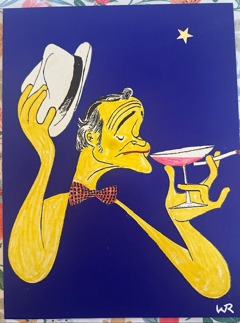 Caricature of Jack Lemon – Old Acquaintances
